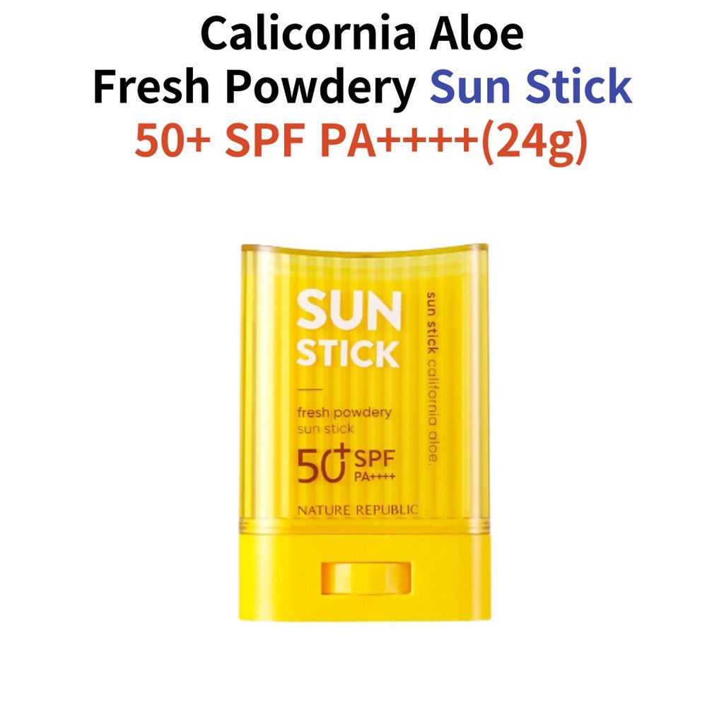 NATURE REPUBLIC CALIFORNIA ALOE FRESH POWDERY SUN STICK korean skincare ...