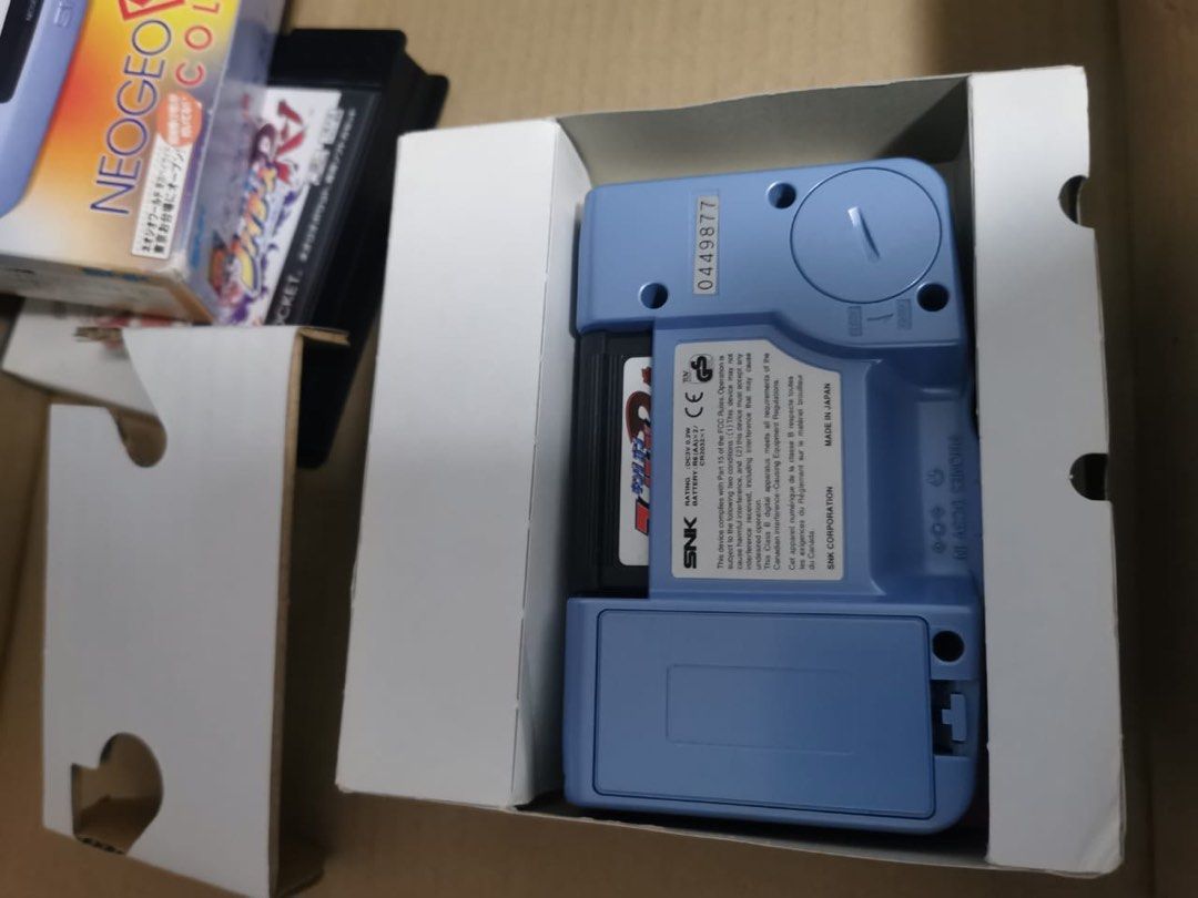 Neo Geo Pocket Color with 2 king of fighters NeoGeo ngpc, Video Gaming ...