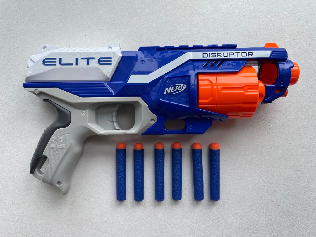 NERF Disruptor Elite Blaster, Hobbies & Toys, Toys & Games on Carousell