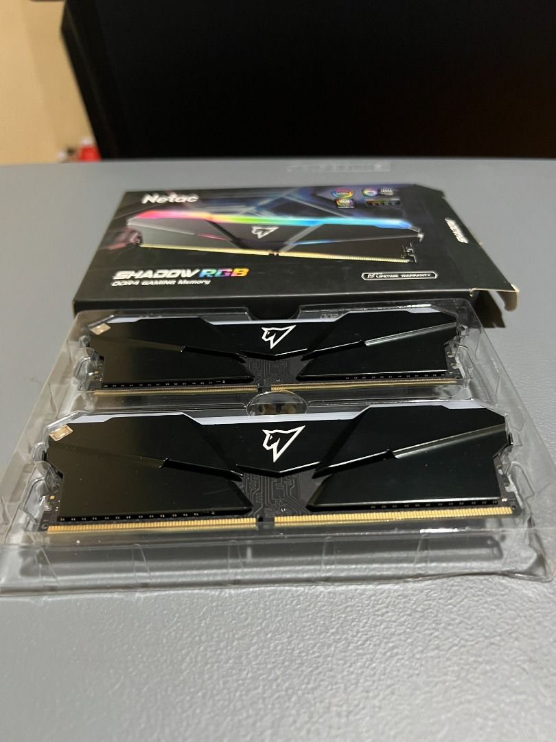Netac DDR4-3200 16GB (8GB X2) RGB RAM, Computers & Tech, Parts ...