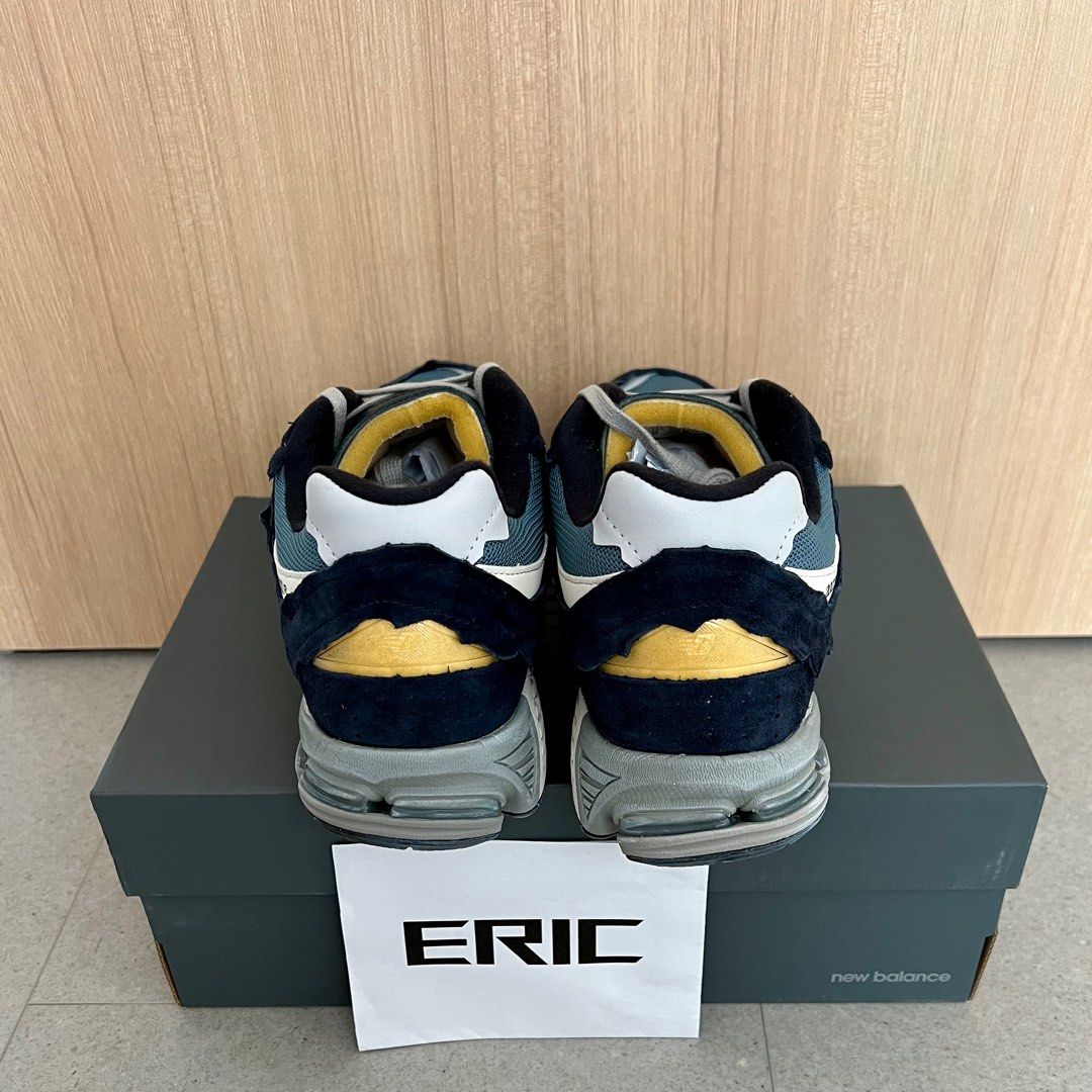 New Balance 2002R Dark Navy with Mallard Blue M2002RDF, Men's Fashion ...