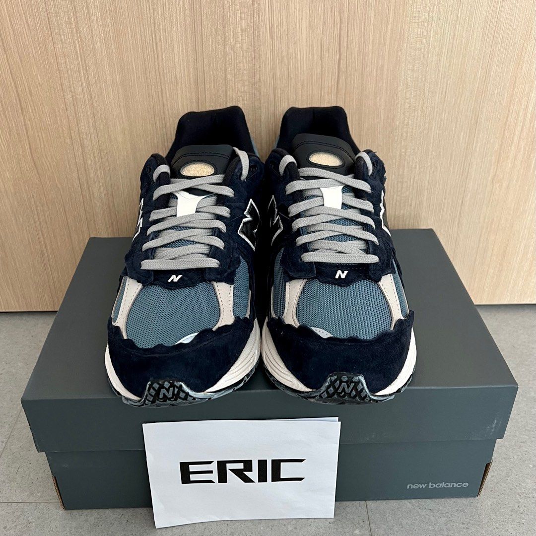 New Balance 2002R Dark Navy with Mallard Blue M2002RDF, Men's Fashion ...