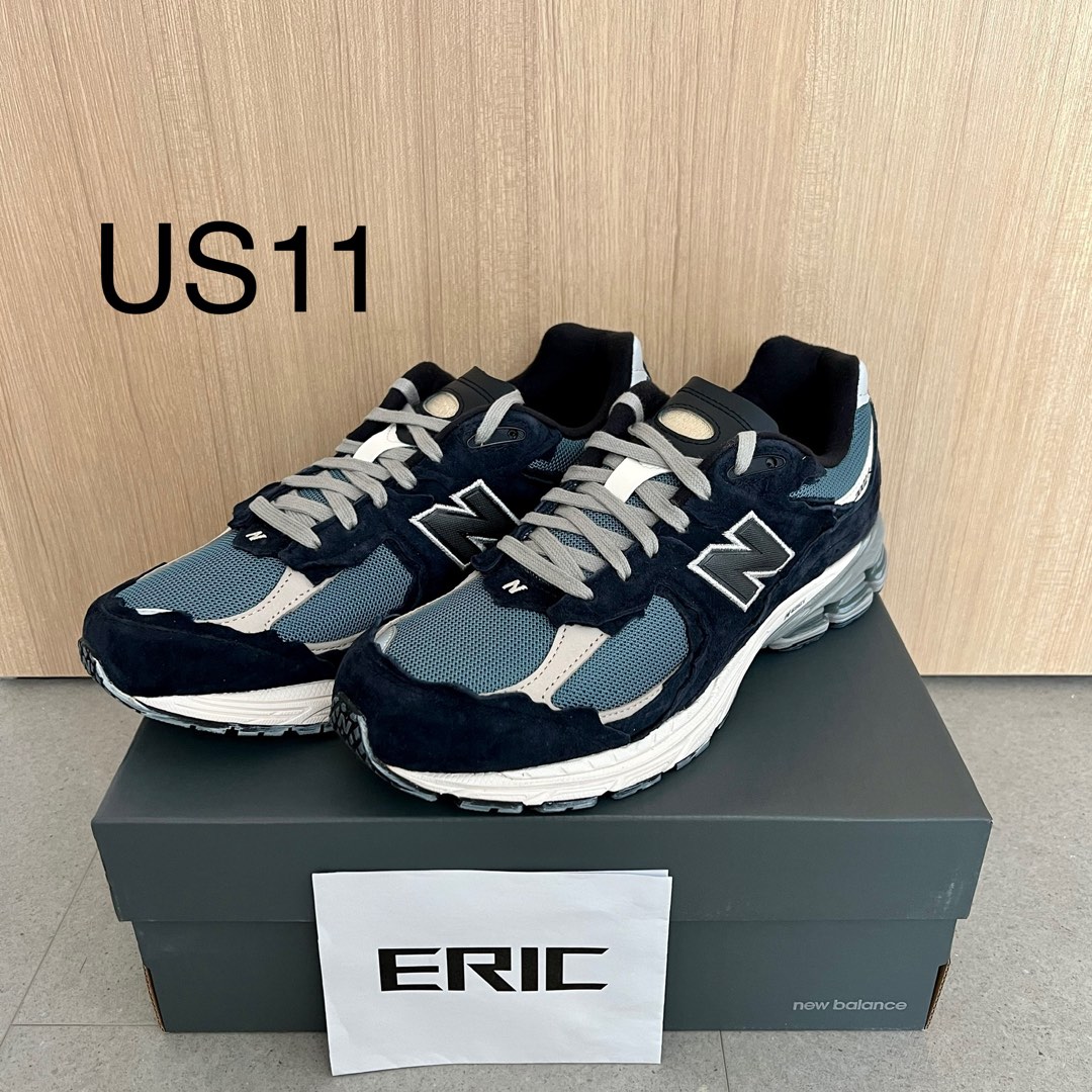 New Balance 2002R Dark Navy with Mallard Blue M2002RDF, Men's Fashion ...