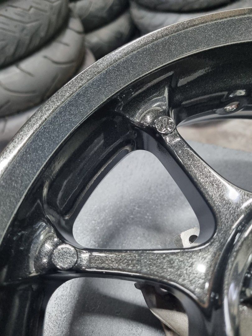 NMAX V2 Metallic Black Rims, Motorcycles, Motorcycle Accessories on ...