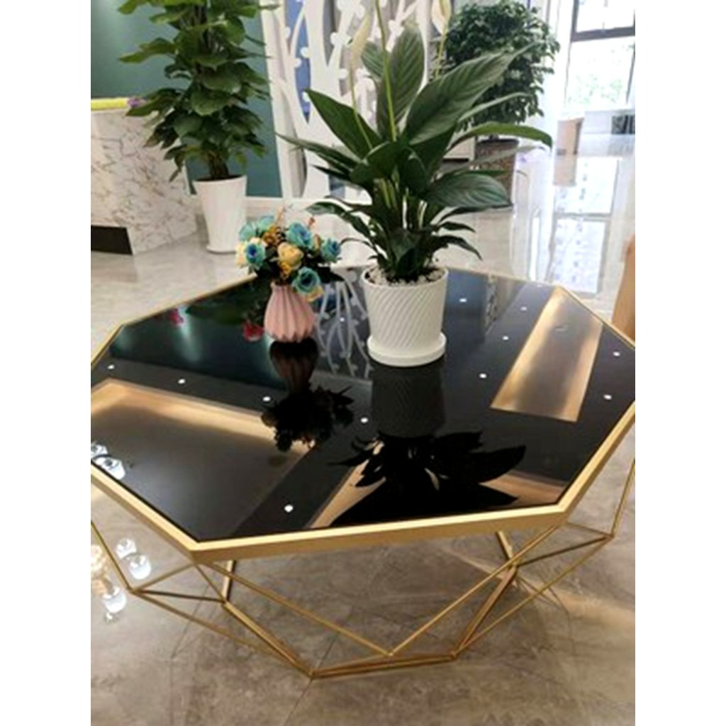 Nordic Geometric Design Coffee Table (FULLY ASSEMBLED), Furniture ...