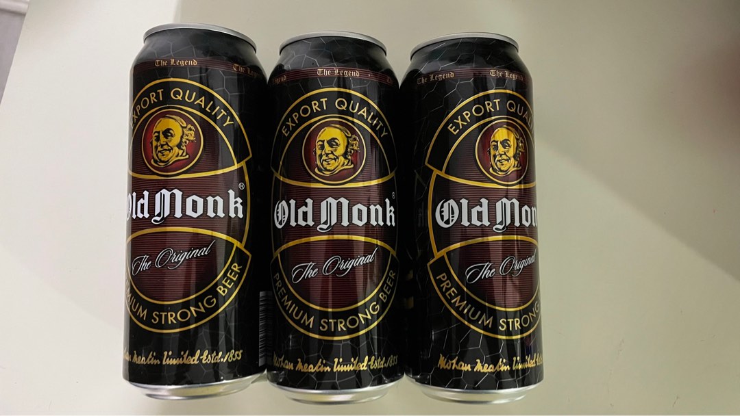 Old Monk Beer, Food & Drinks, Alcoholic Beverages on Carousell