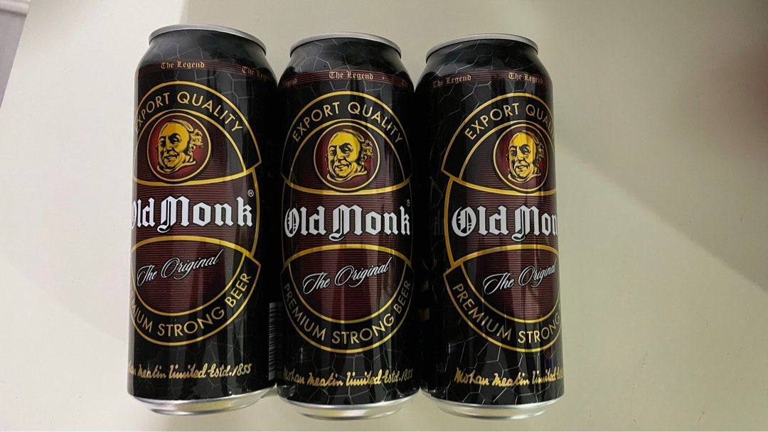 Old Monk Beer, Food & Drinks, Alcoholic Beverages on Carousell
