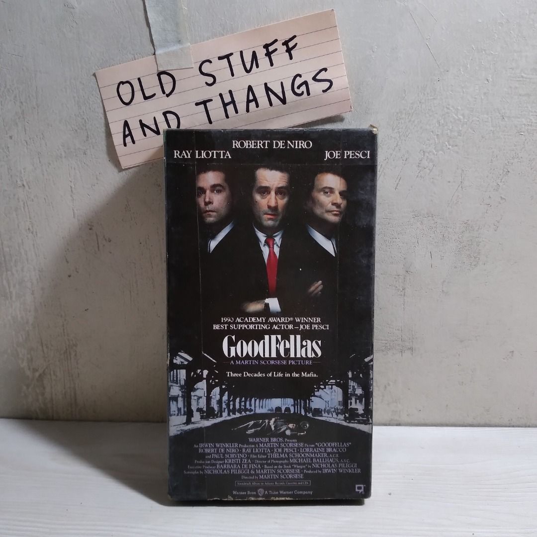 old vhs: GOODFELLAS starring joe pesci, robert de niro, ray liotta ...