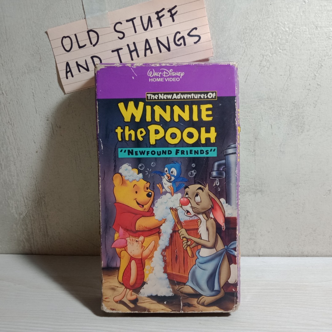 old vhs: THE NEW ADVENTURES OF WINNIE THE POOH - NEWFOUND FRIENDS ...