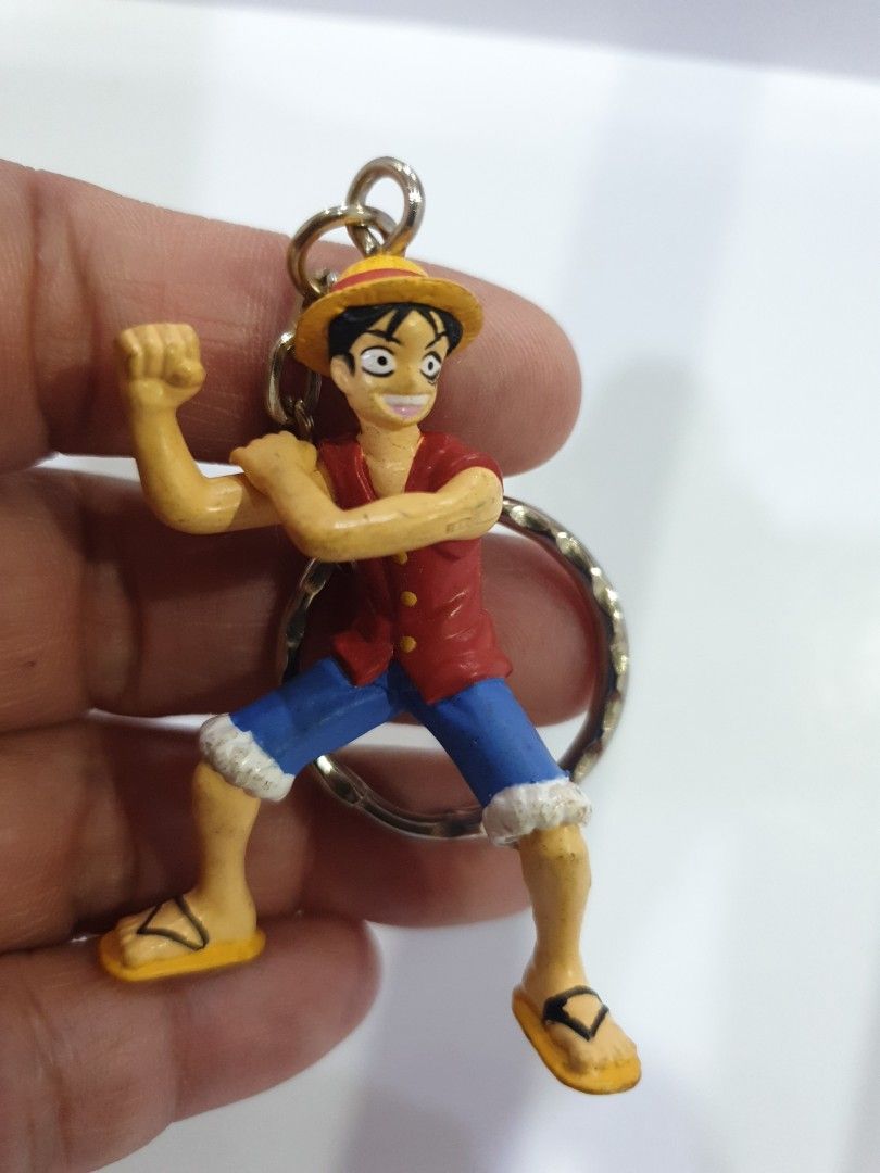 One piece mini figure keychain- Luffy, Hobbies & Toys, Toys & Games on ...