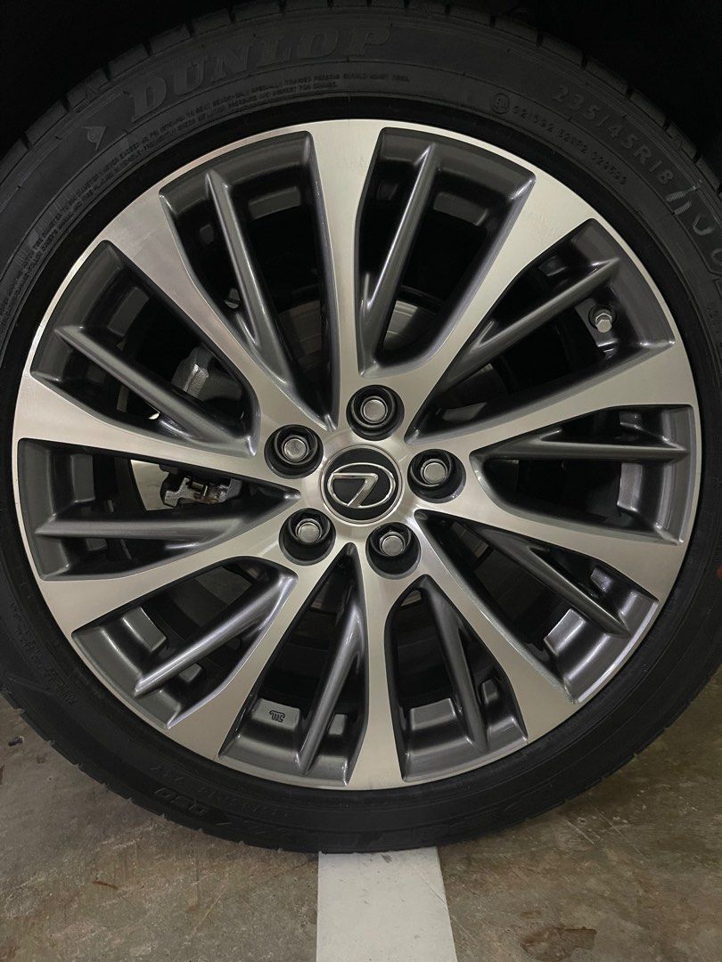 18” Original Lexus ES Rims & Tyres, Car Accessories, Tyres & Rims on ...