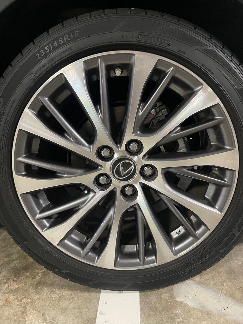 18” Original Lexus ES Rims & Tyres, Car Accessories, Tyres & Rims on ...