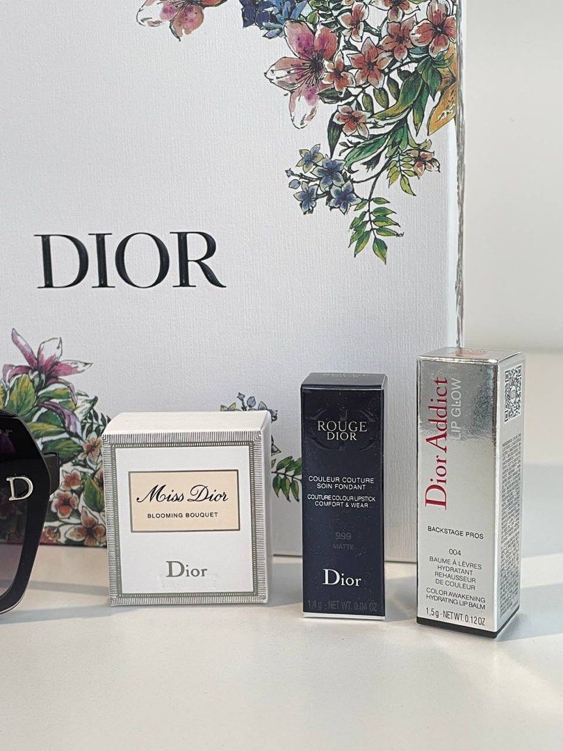 [ORIGINAL] AUTHENTIC READY STOCK DIOR SET 3IN1 SET WITH (SUNGLASSES ...