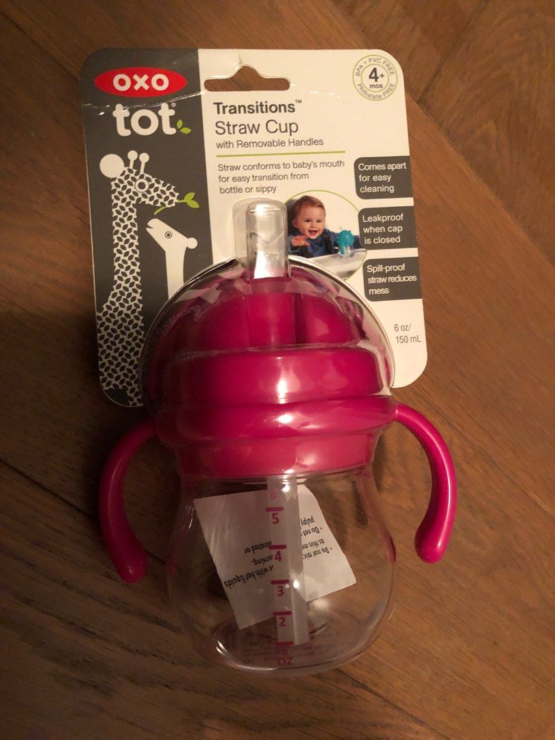 Oxo tot straw bottle, Babies & Kids, Nursing & Feeding, Breastfeeding ...