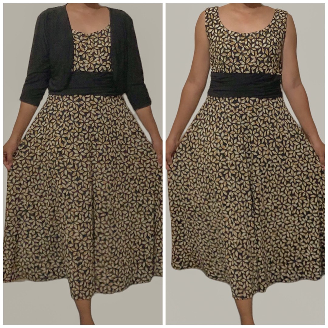 PERCEPTIONS Maxi Dress & Blazer, Women's Fashion, Dresses & Sets ...