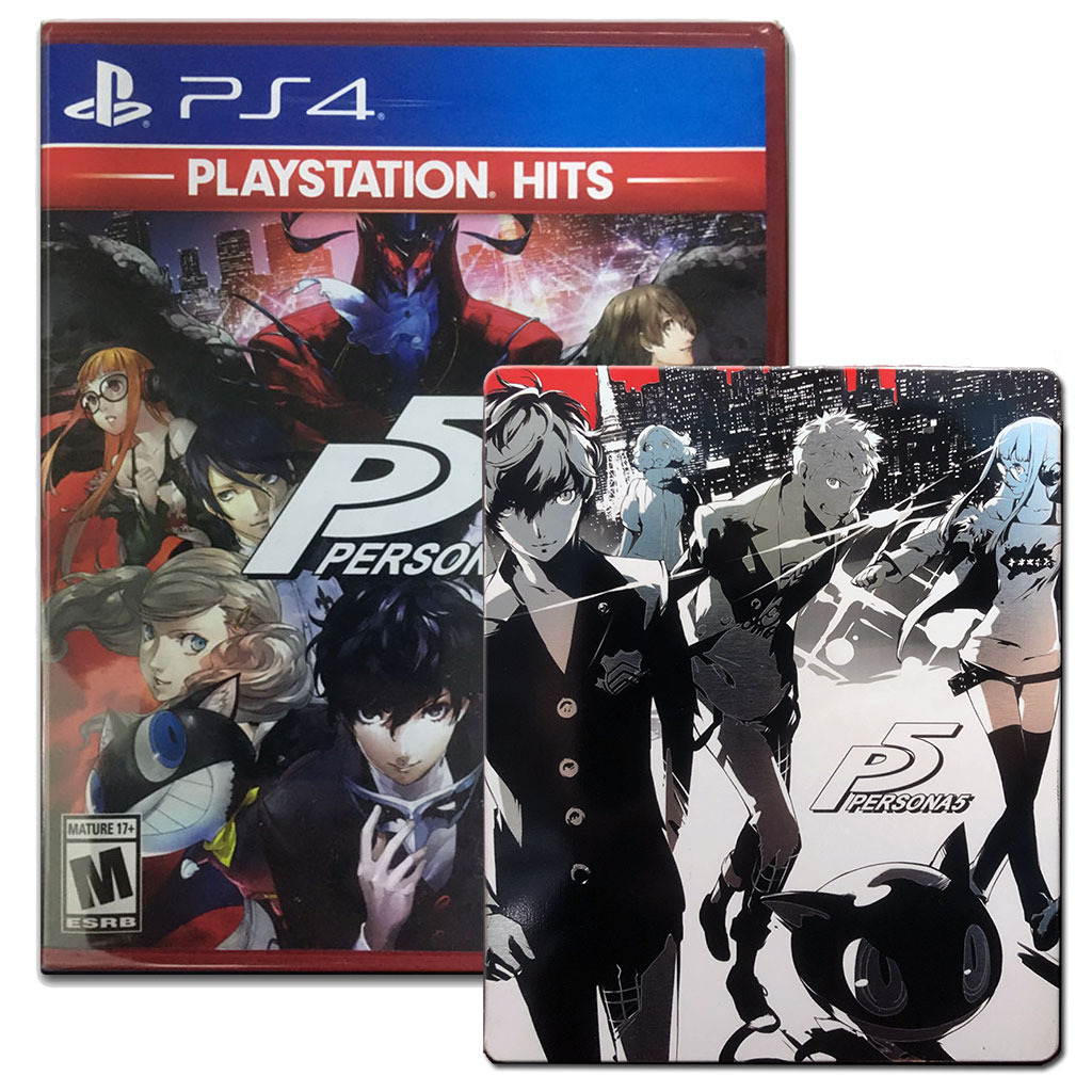 Persona 5 + Limited Edition Steelbook (Rare), Video Gaming, Video Games ...