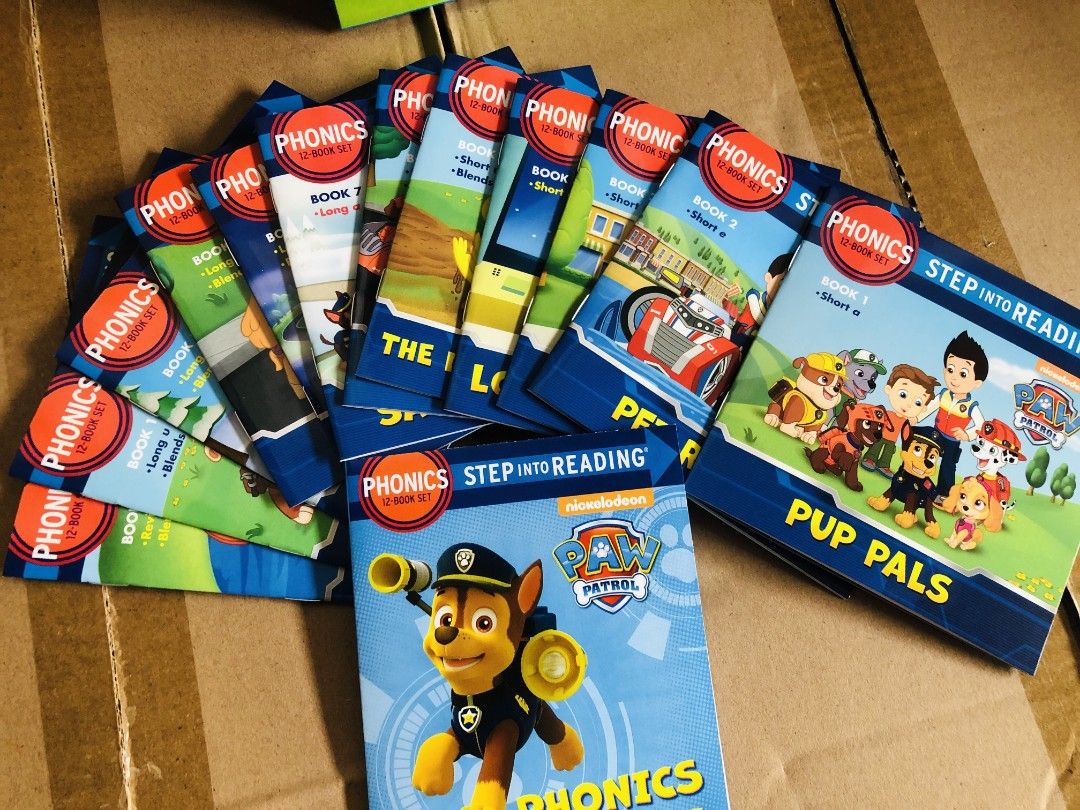 Phonics Paw Patrol step into reading set, Hobbies & Toys, Books & Magazines, Children's Books on ...