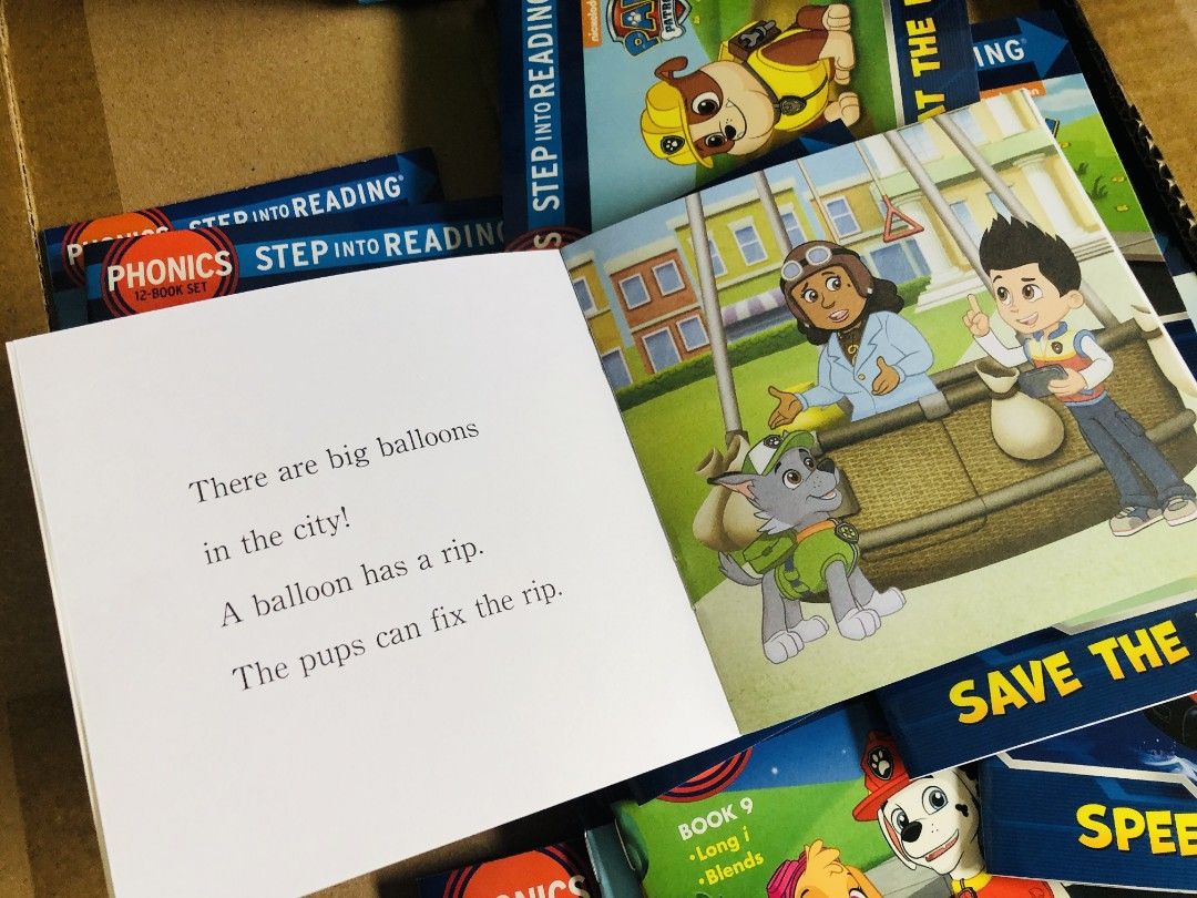 Phonics Paw Patrol step into reading set, Hobbies & Toys, Books & Magazines, Children's Books on ...