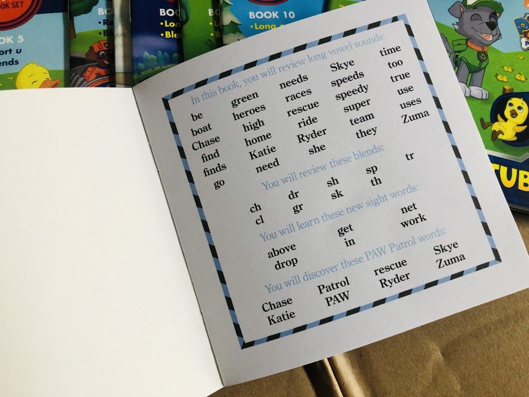 Phonics Paw Patrol step into reading set, Hobbies & Toys, Books & Magazines, Children's Books on ...
