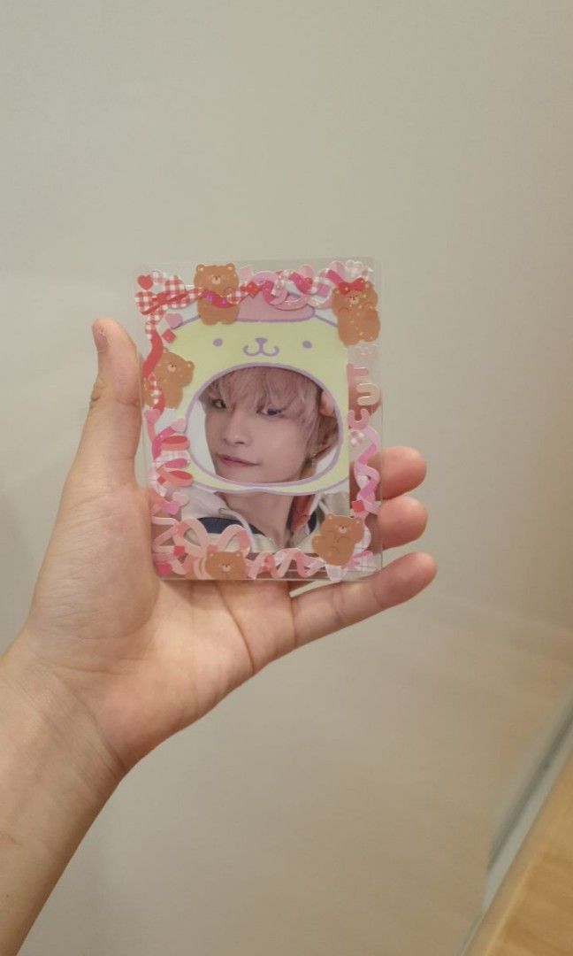 pink bear toploader deco, Hobbies & Toys, Stationery & Craft, Handmade ...