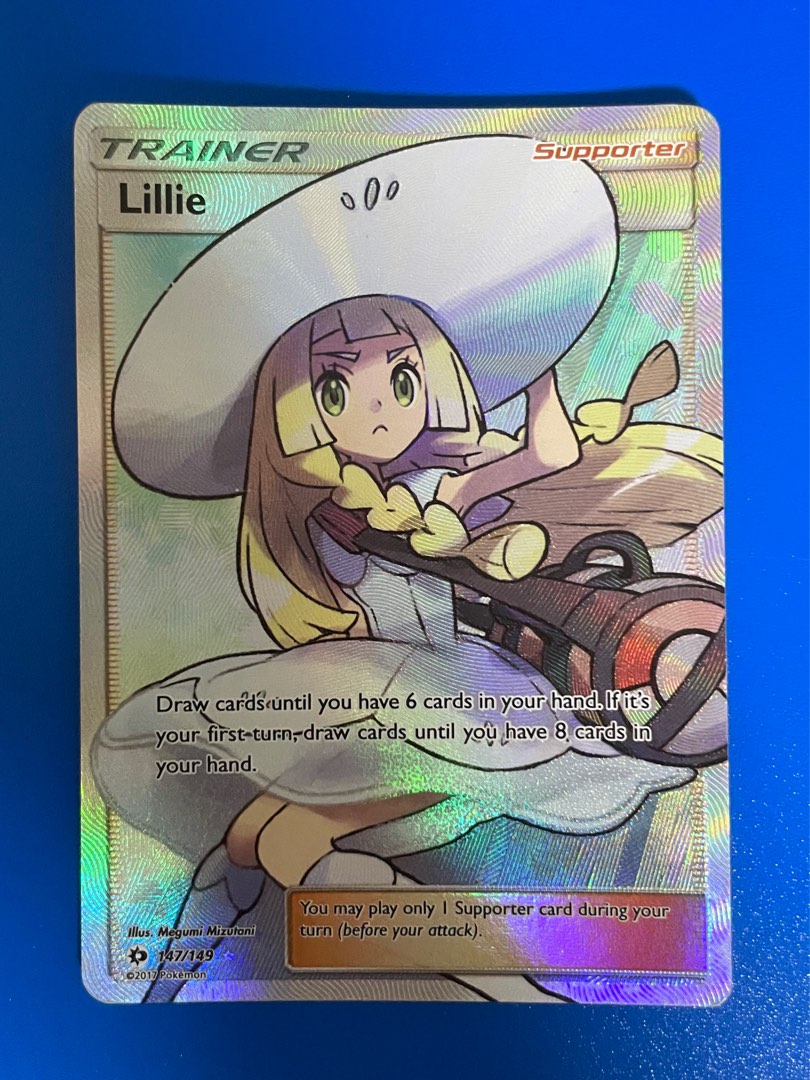 Pokemon English Lillie 147/149 Full Art Ultra Rare, Hobbies & Toys ...