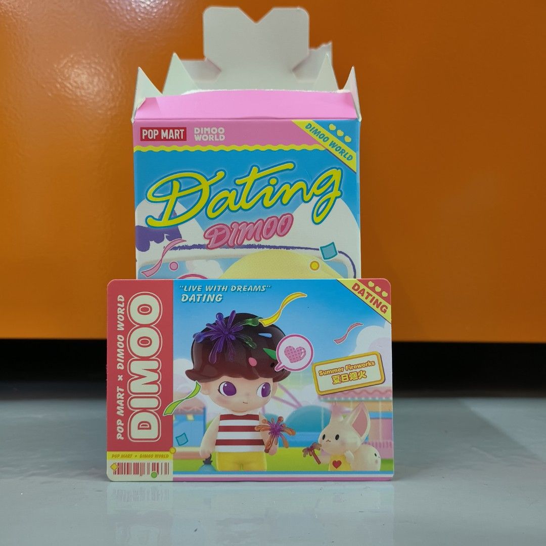 PopMart Dimoo Dating Series Small Handcart, Summer Fireworks, Hobbies ...
