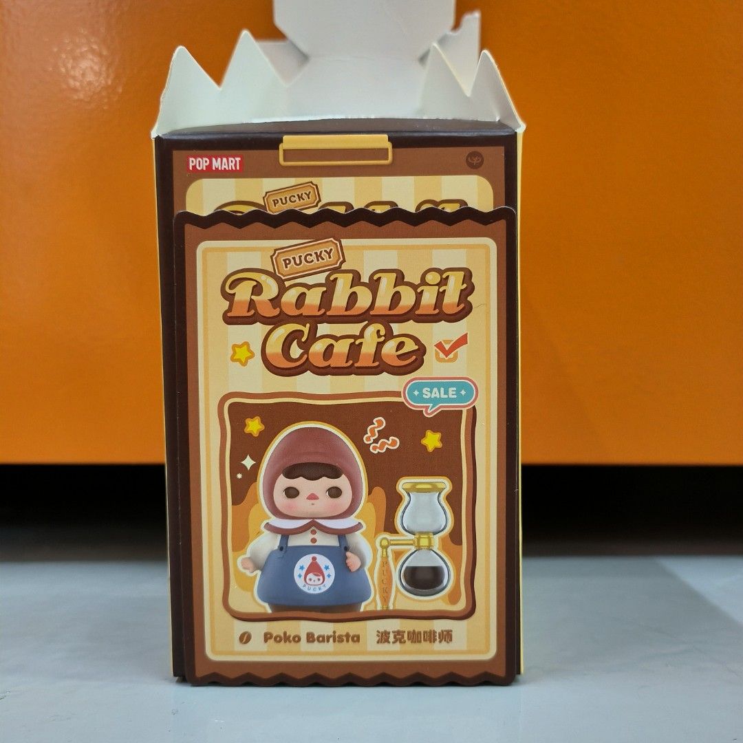 PopMart Pucky Rabbit Cafe Poko Barista, Hobbies & Toys, Toys & Games on ...