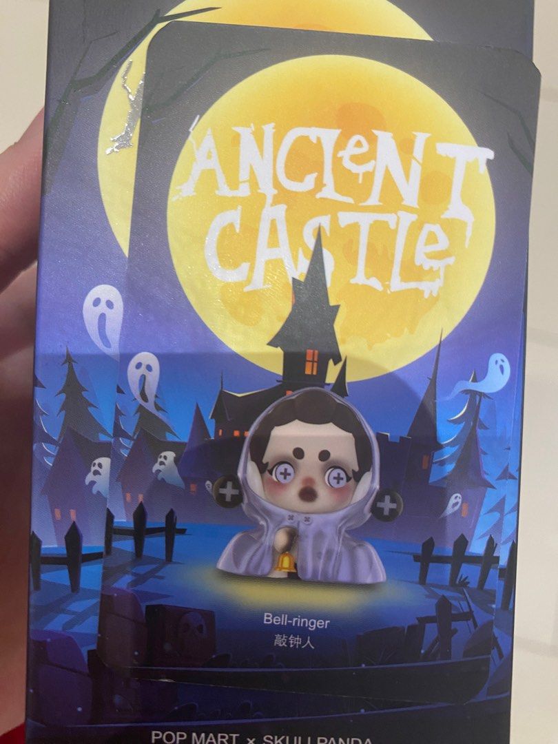 Popmart skullpanda Ancient Castle- Bell ringer, Hobbies & Toys, Toys ...