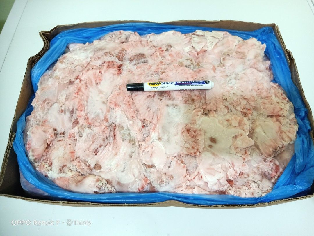 PORK FLOWER FAT 10KG, Food & Drinks, Chilled & Frozen Food on Carousell