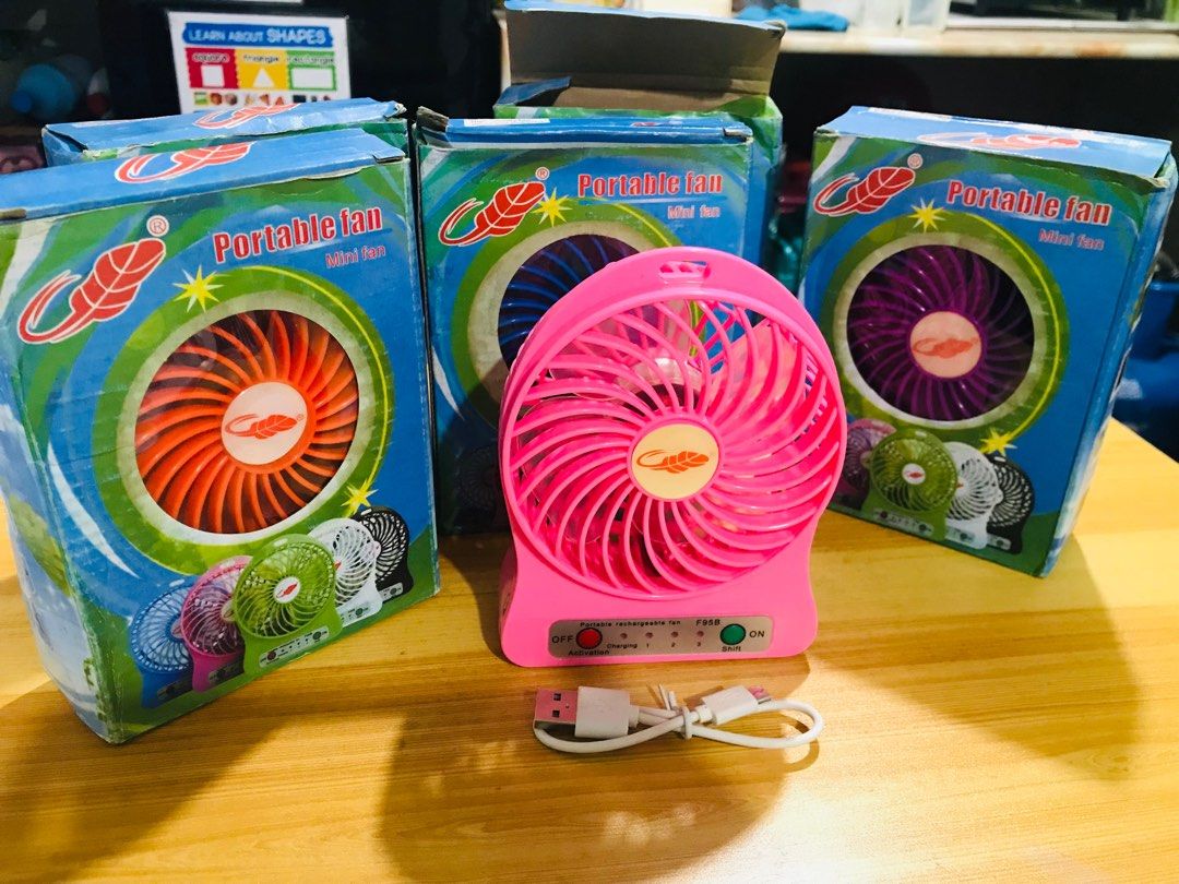 Portable Mini fan, Furniture & Home Living, Lighting & Fans, Fans on ...