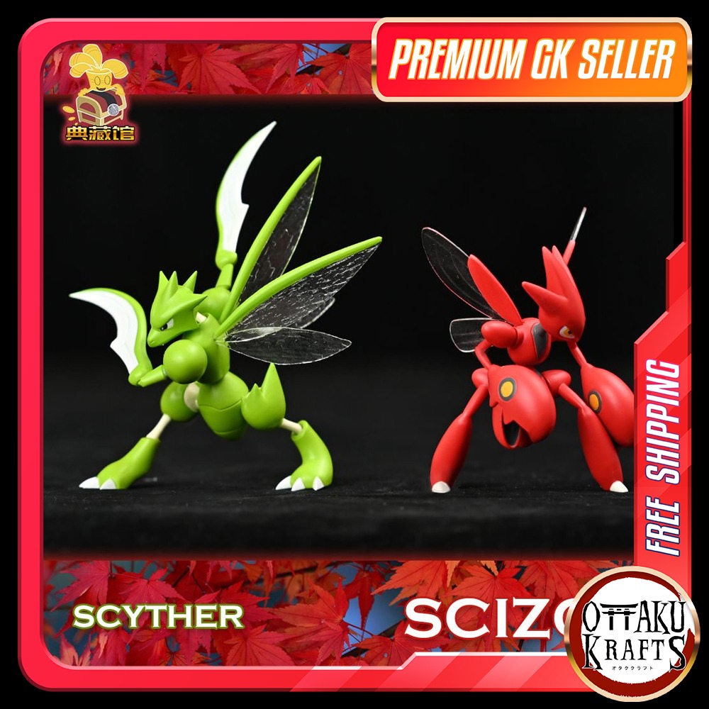 【PO】Scyther X Scizor | DCG Studio | Pokemon【FREE Shipping】GK Figurine ...