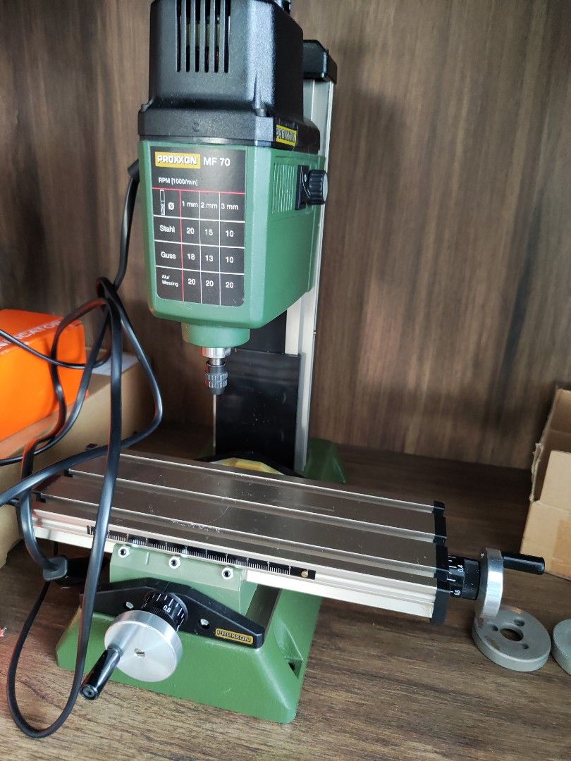 Proxxon mf70 like new desktop milling machine, Hobbies & Toys ...