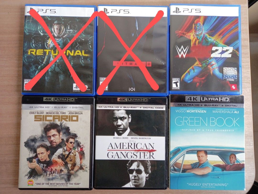 PS5 Games and 4K Blu-ray Movies, Video Gaming, Video Games, PlayStation ...