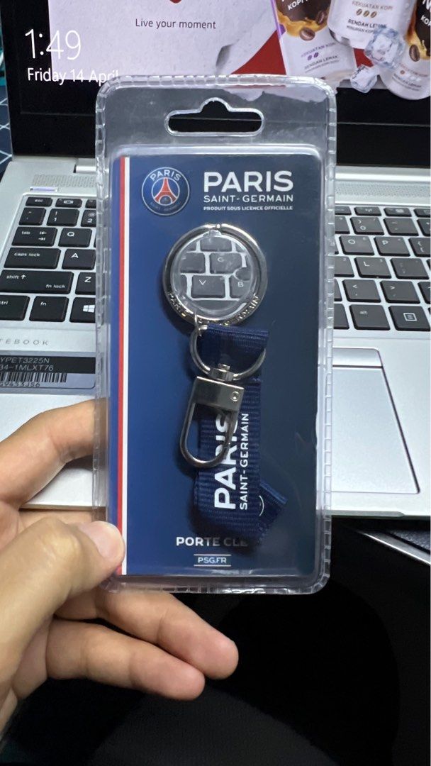 PSG Keychain original from PSG stadium, Hobbies & Toys, Travel, Travel ...