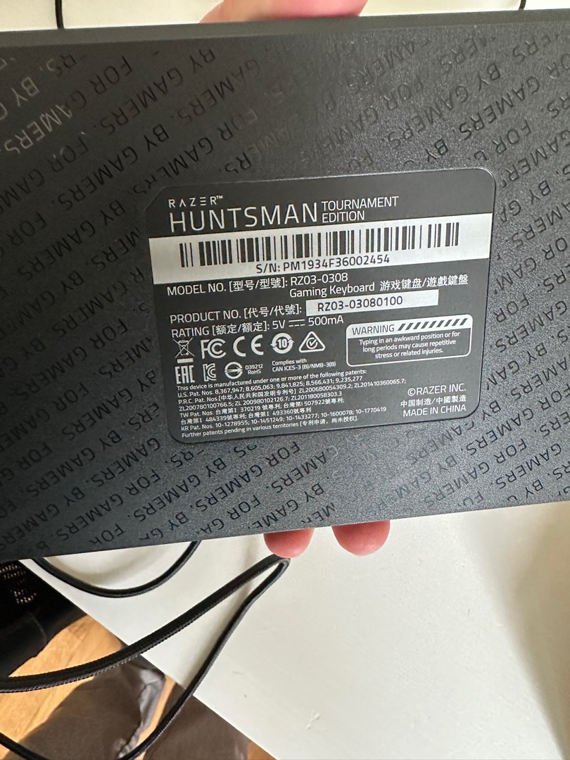 Razer Huntsman Tournament Edition Gaming Keyboard Computers And Tech Parts And Accessories
