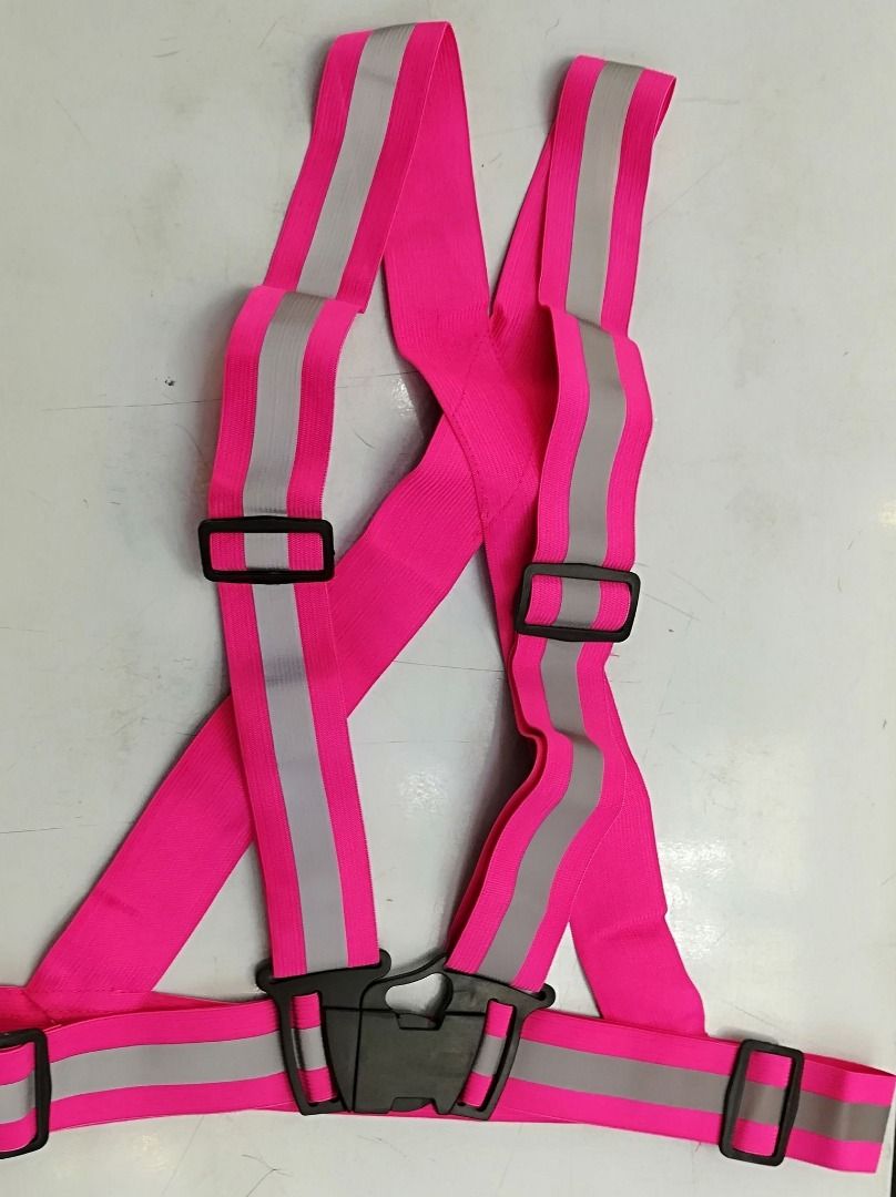 Reflective Safety Vest Belt Garterized Adjustable High Visibility ...