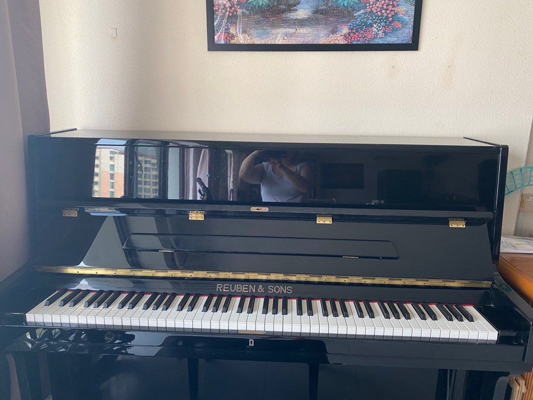 REUBEN & SONS Upright Piano, Hobbies & Toys, Music & Media, Musical ...