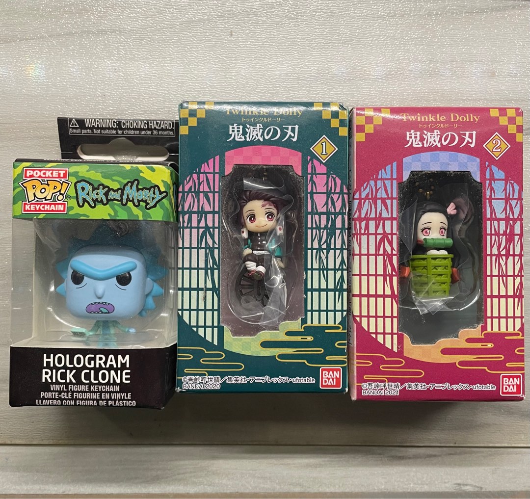 Rick and Morty Pocket Pop, Demon Slayer Bandai, Hobbies & Toys, Toys ...