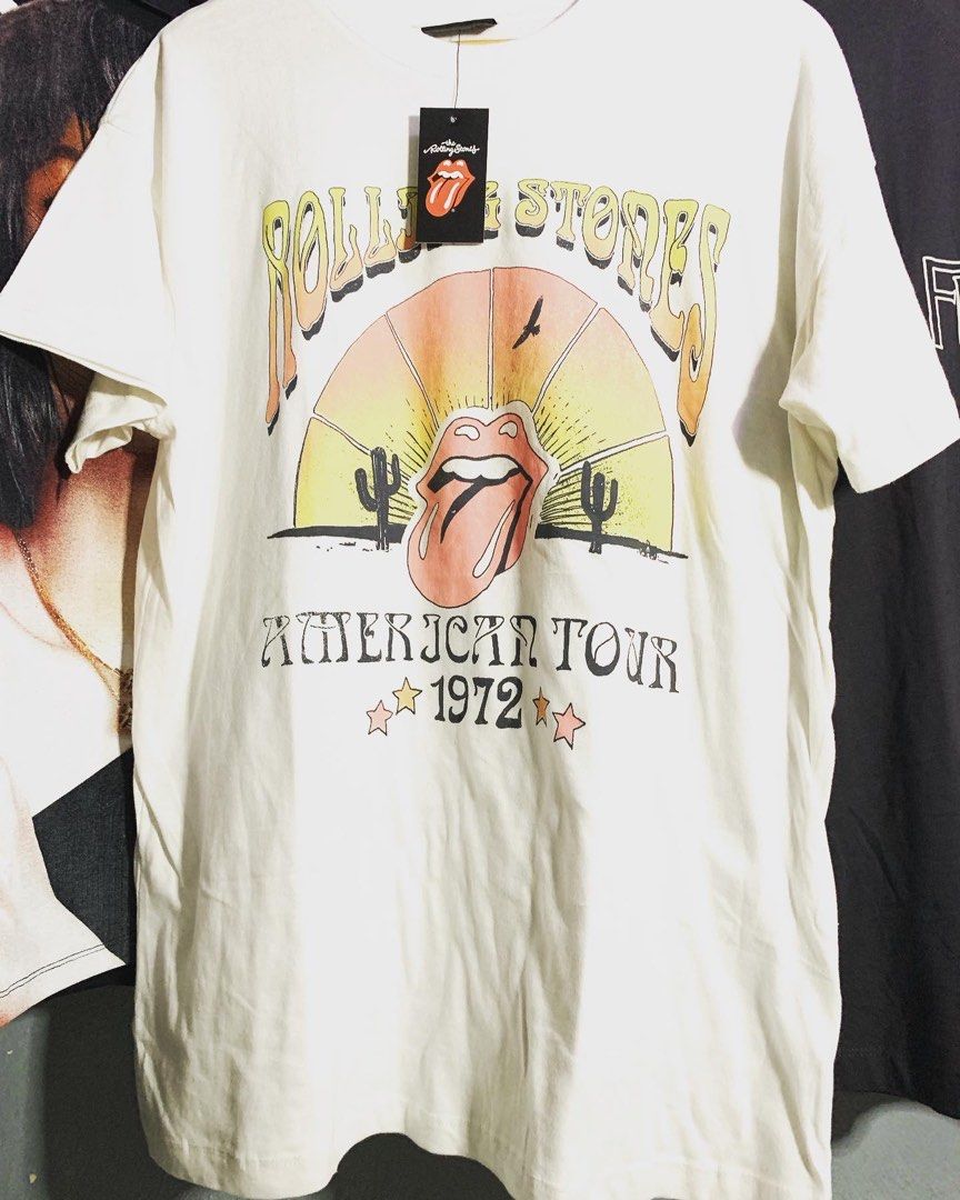 Rolling Stones Official Merch T-Shirt, Men's Fashion, Tops & Sets ...