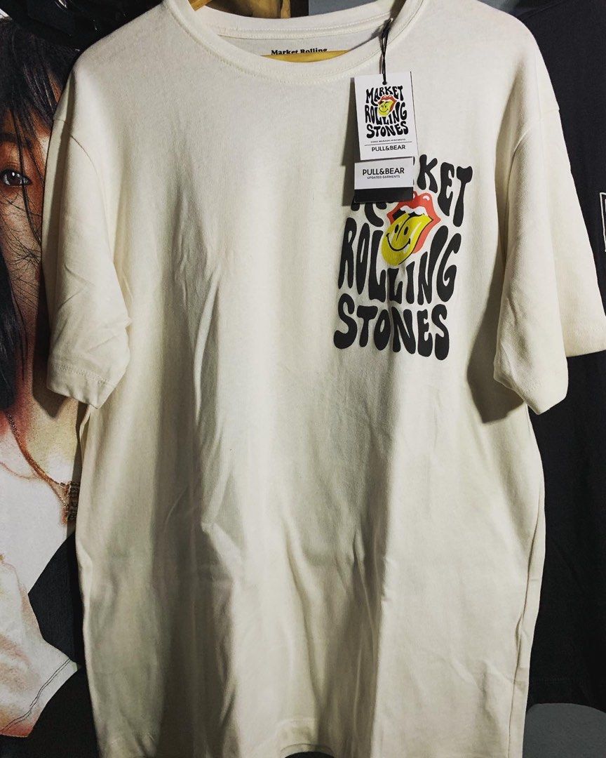 Rolling Stones Official Merch T-Shirt, Men's Fashion, Tops & Sets ...