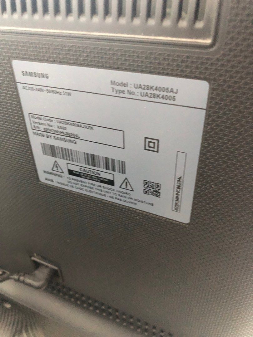 SAMSUNG LED TV 28inch UA28K4005, 家庭電器, 電視 & 其他娛樂, 娛樂系統及智能家居產品 - Carousell