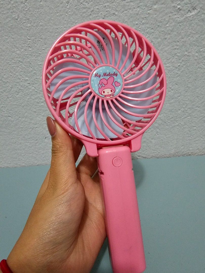 Sanrio My Melody Portable Fan on Carousell