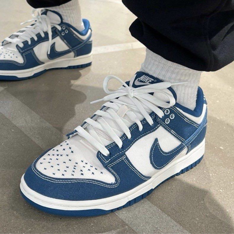 Sashiko Dunk, Men's Fashion, Footwear, Sneakers on Carousell