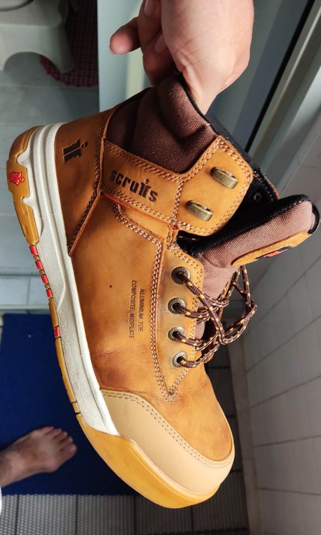 Scruffs safety shoes, Men's Fashion, Footwear, Boots on Carousell