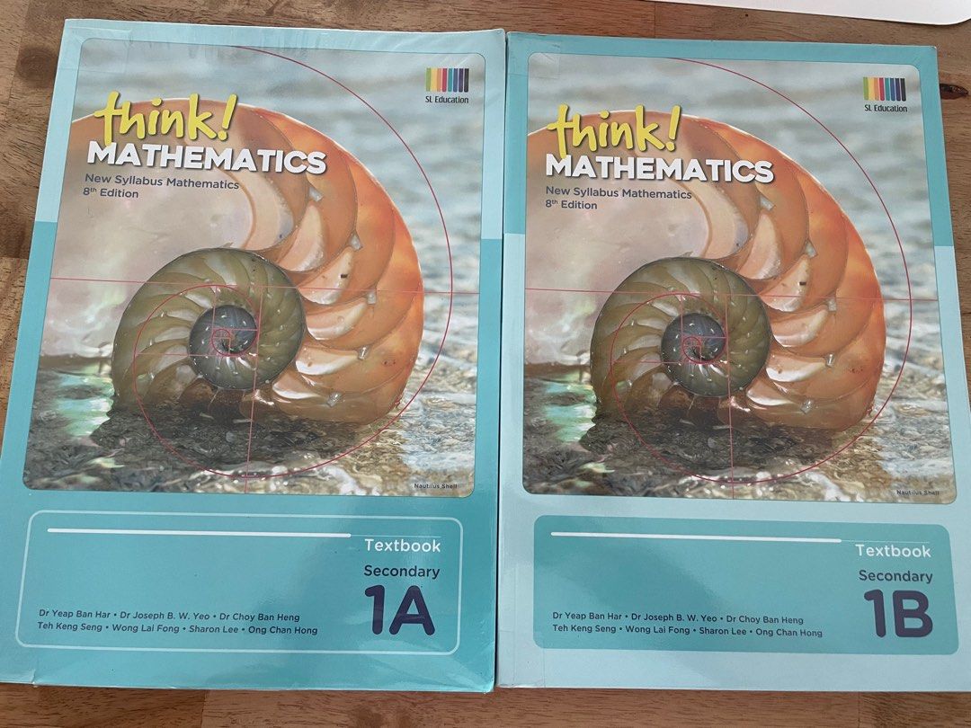 Sec 1 Math textbook, Think Mathematics, Hobbies & Toys, Books ...