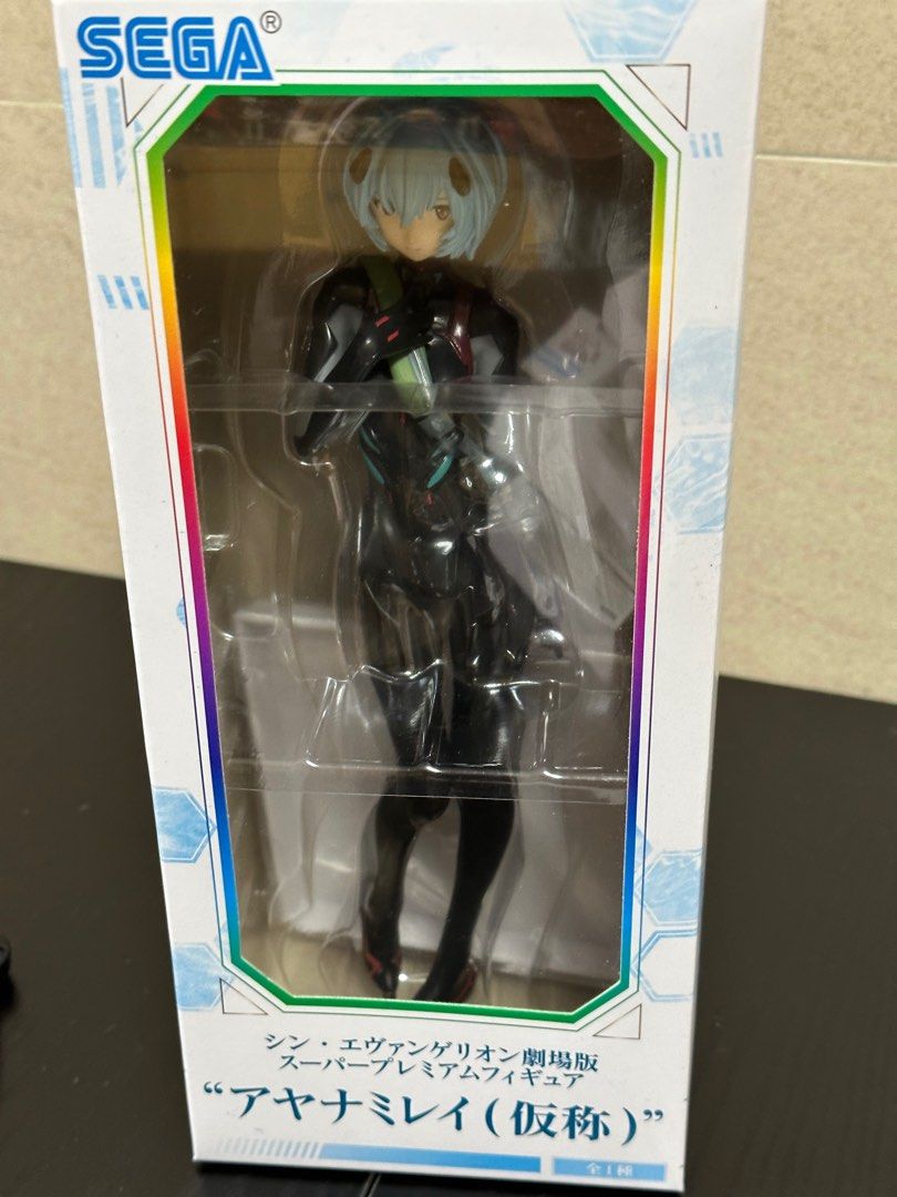 SEGA LPM 景品 Eva 新世紀 黑色戰鬥服 凌波麗 全新未開, 興趣及遊戲, 玩具 & 遊戲類 - Carousell