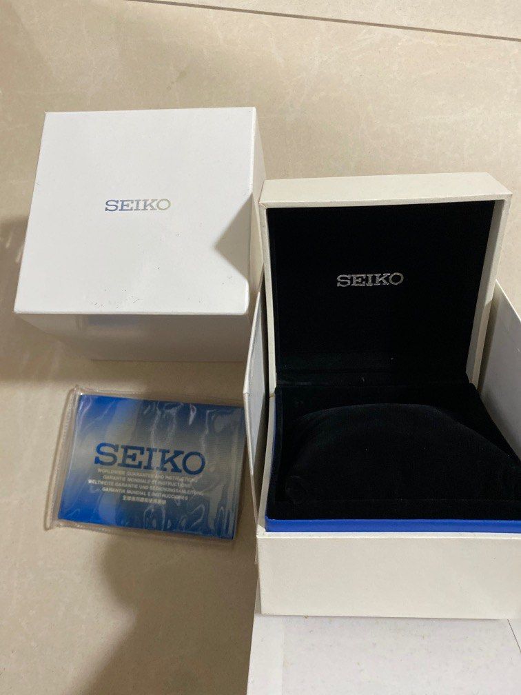 Seiko watch box, Luxury, Watches on Carousell
