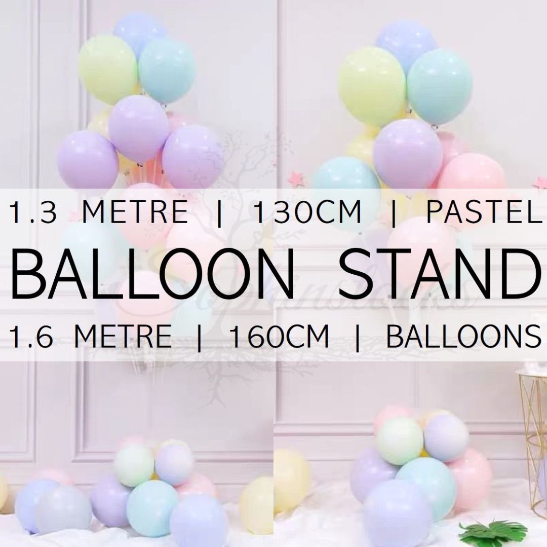 [SG] 1.3m / 1.6m Balloon Tree | Balloon Stand | 2 Layer / 3 Layer ...