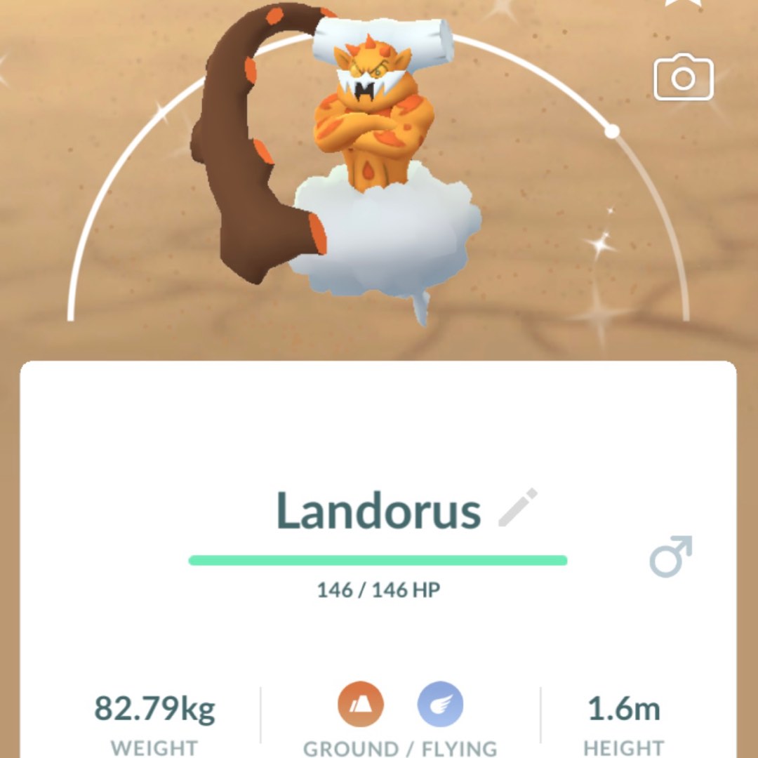 Shiny Landorus Incarnate Forme (Pokemon GO) (iOS/Android), Video Gaming ...