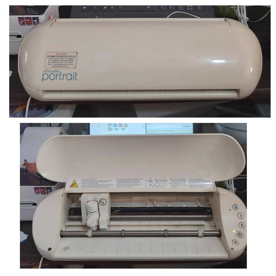 Silhouette Portrait 2 Cutter with cutting mat, Hobbies & Toys ...